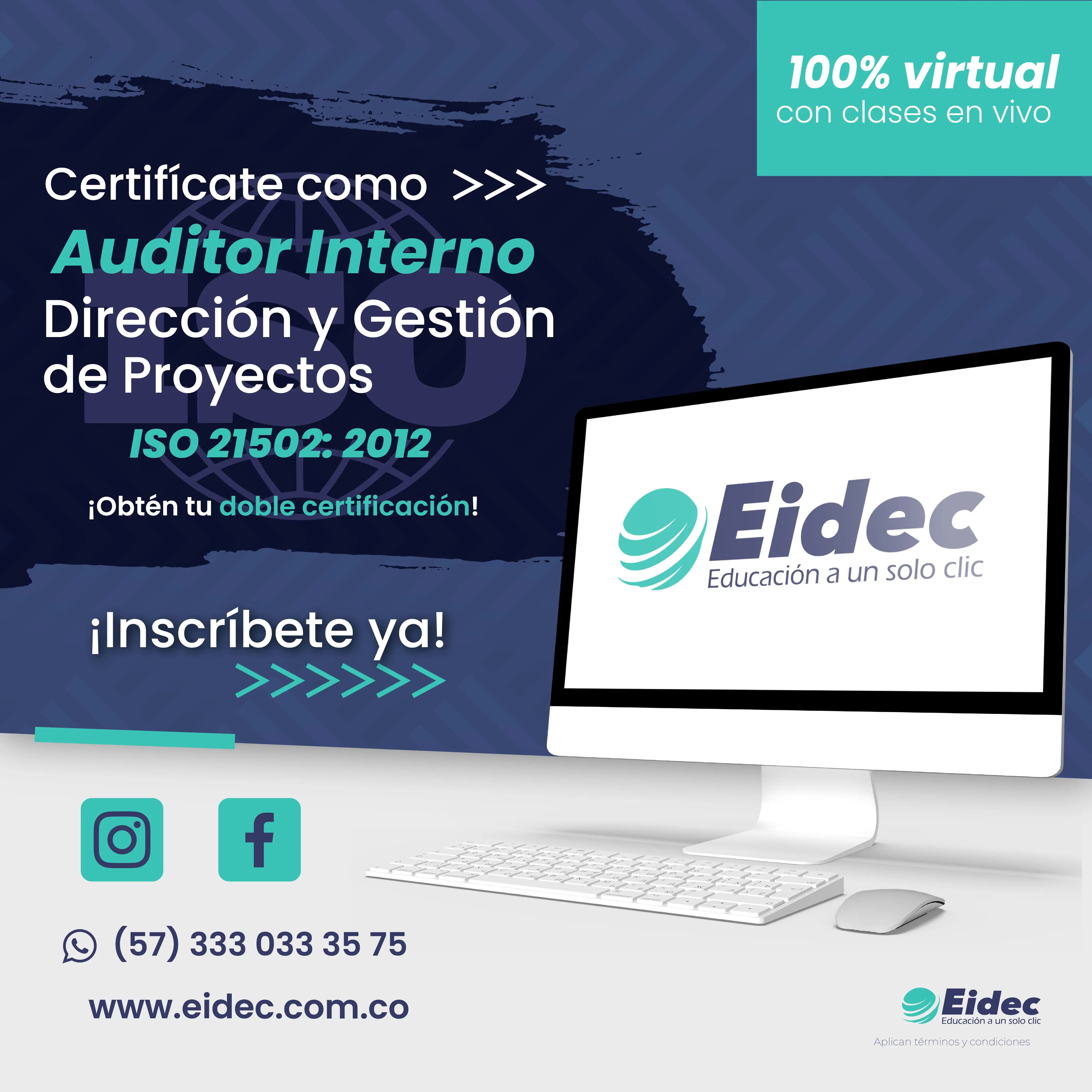 Auditor Interno Directrices para la Gestión de Proyectos ISO 21502-202 ...